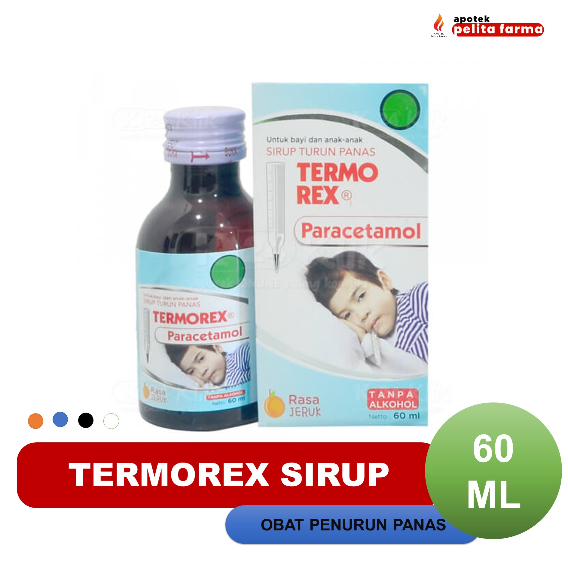 Promo TERMOREX SIRUP 60 ML Diskon 4% di Seller Apotek Pelita Farma ...