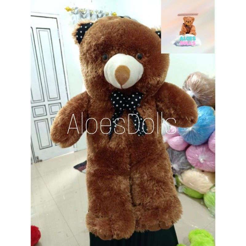 Promo Boneka Beruang Teddy Bear Jumbo Giant Super Gede 1 Meter Sni ...