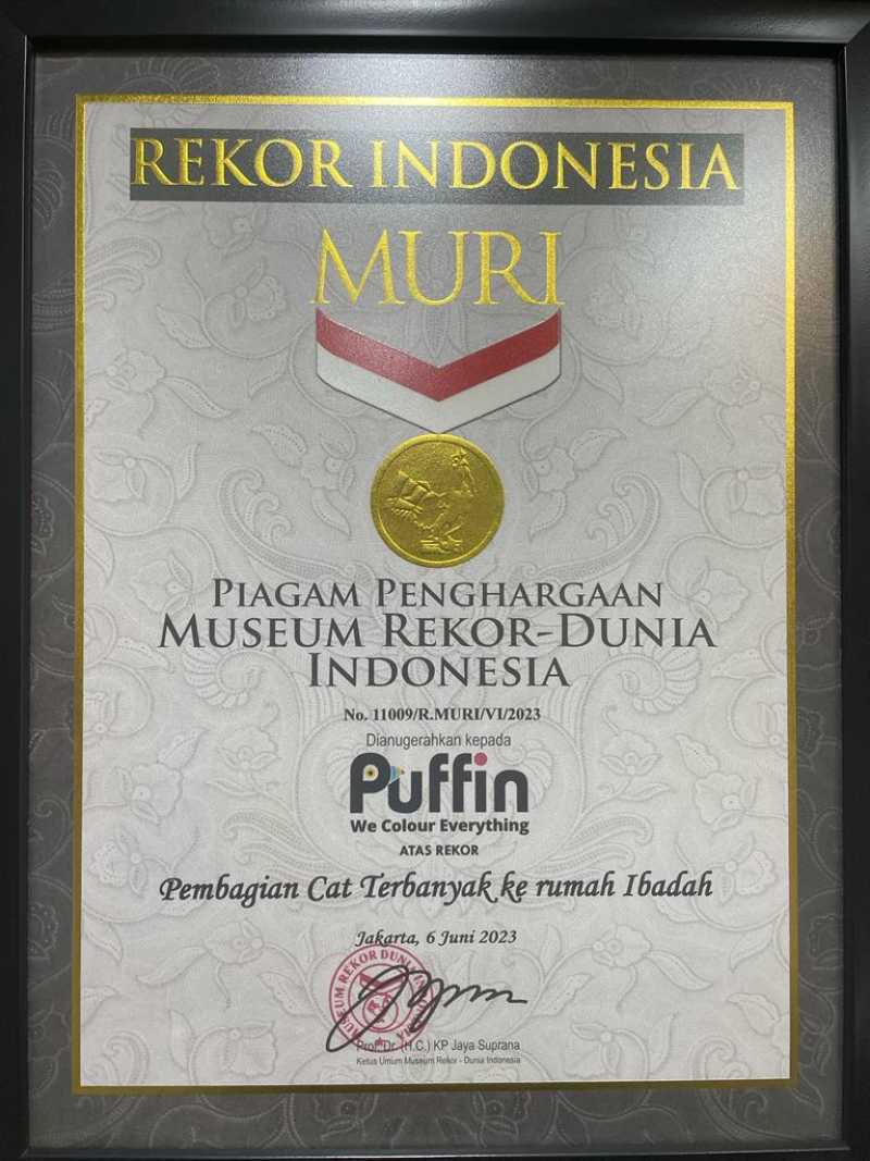 Jual Puffin Plus Cat Tembok Exterior & Interior [5 Kg] - Honey Yellow ...