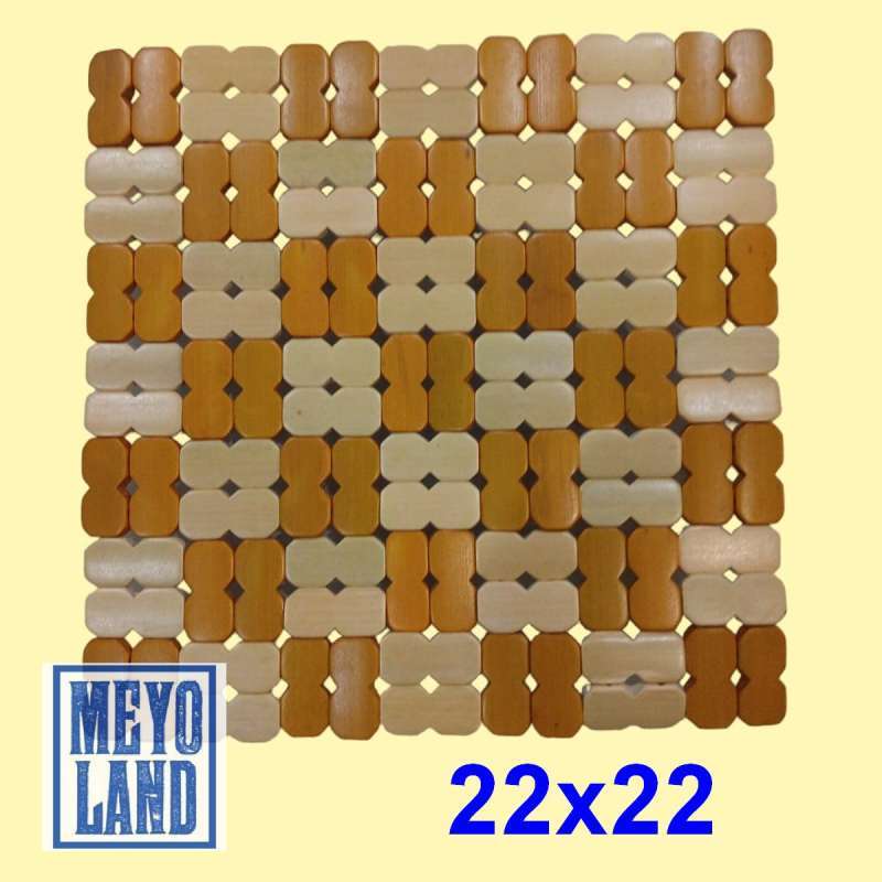 Jual Tatakan ANYAM Anti Panas Alas Kayu Bambu Tahan Panci Mangkok ...