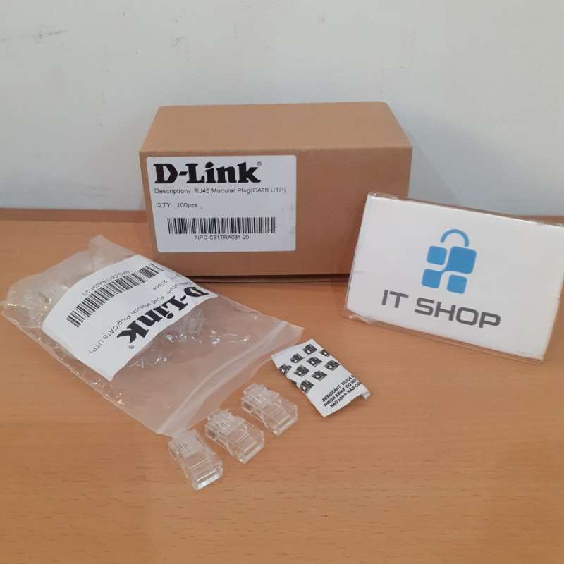 Jual D-link Connector Utp Rj-45 Cat 6 Isi 20pcs Di Seller It Shop ...