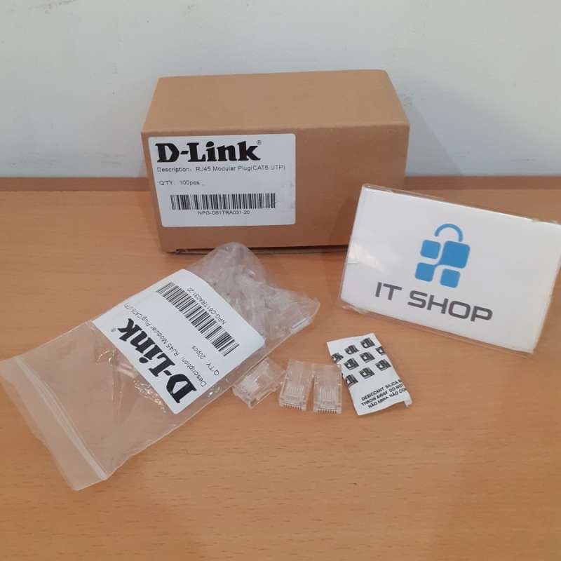Jual D-link Connector Utp Rj-45 Cat 6 Isi 20pcs Di Seller It Shop ...