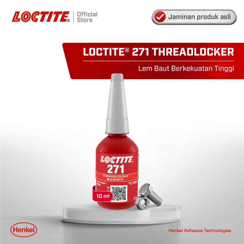 Jual Henkel LOCTITE 271 THREADLOCKER Lem Baut 10 ml di Seller LOCTITE ...