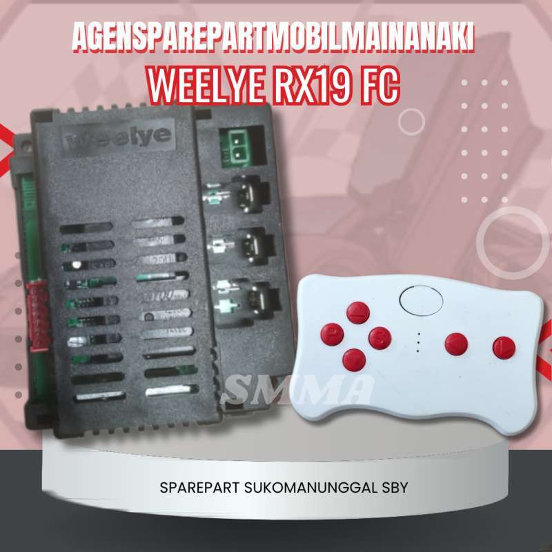 Jual ⚡Ready⚡Receiver+Remote Control RX19 FC (modul PCB) mobil aki,pliko ...