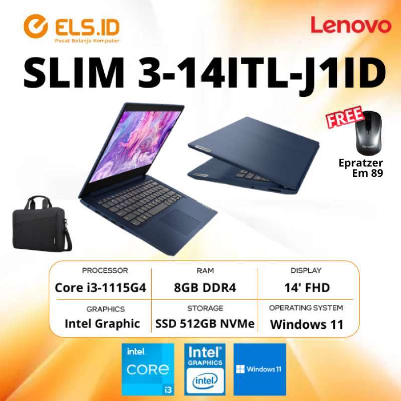 Jual Lenovo Ideapad Slim Itl J Id I G Gb Ssd Gb W Ohs Di Seller Els