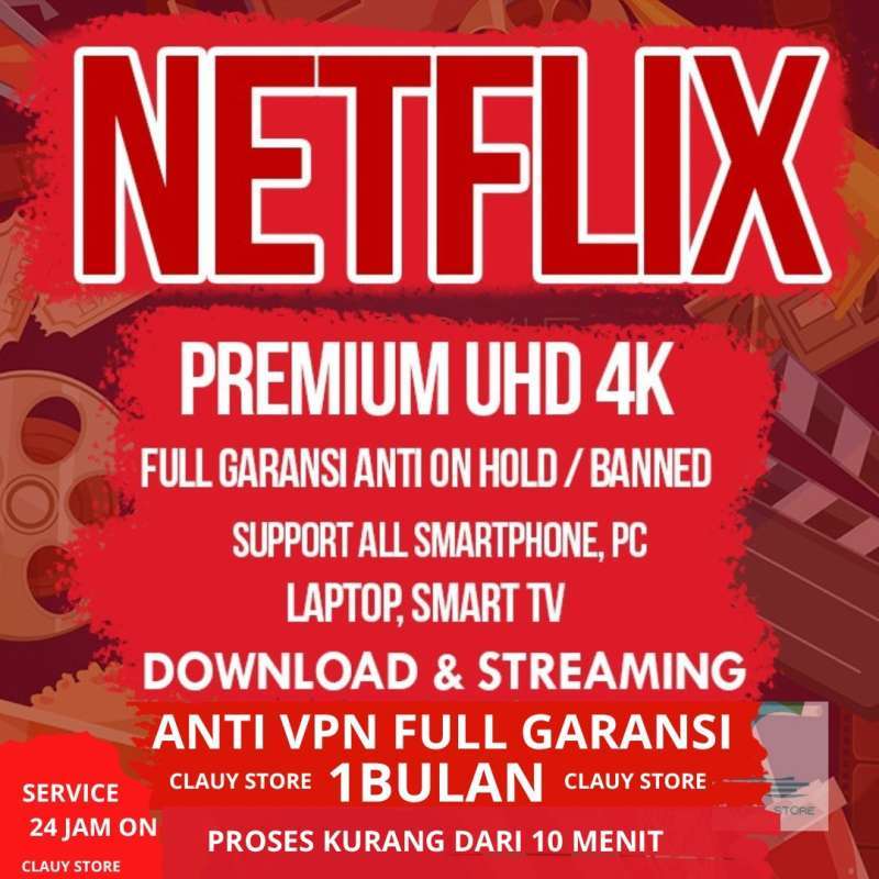 Promo Netlix Premium 1 Bulan Full Garansi Netflix Premium Termurah ...