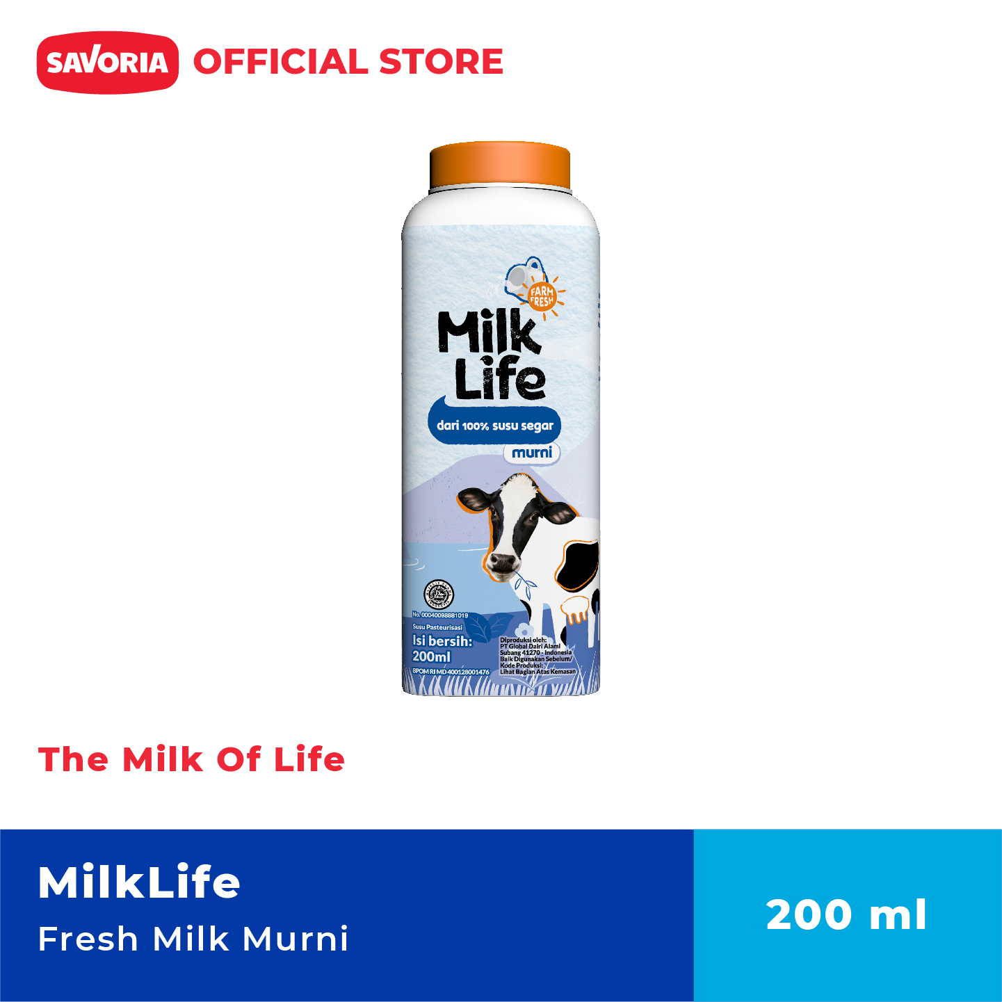 Promo Milklife Fresh Milk Murni [200 Ml] Diskon 3% Di Seller Milklife ...