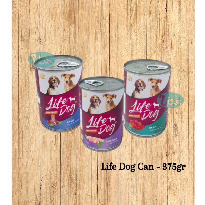 Jual Life Dog Can Food 375gr - Makanan Anjing Wet Food Kaleng Basah Di ...