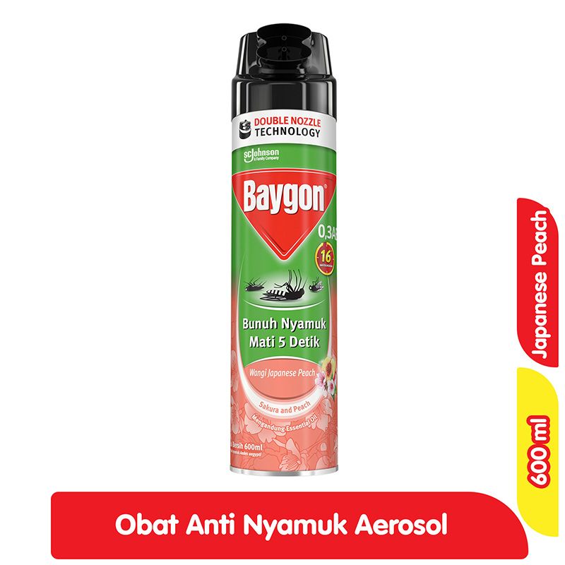 Jual Baygon Aerosol Japanese Peach 600 Ml Di Seller Alfamart - Sapa ...