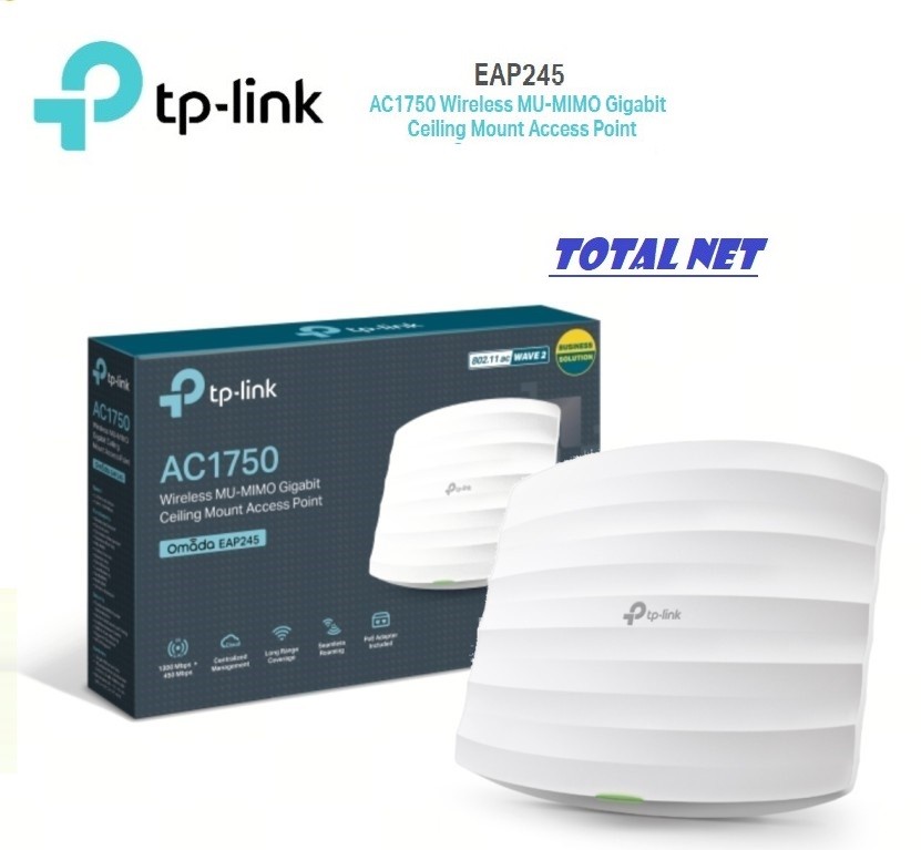 Jual TP-Link EAP245 AC1750 Wireless Dual Band Gigabit Ceiling Mount ...