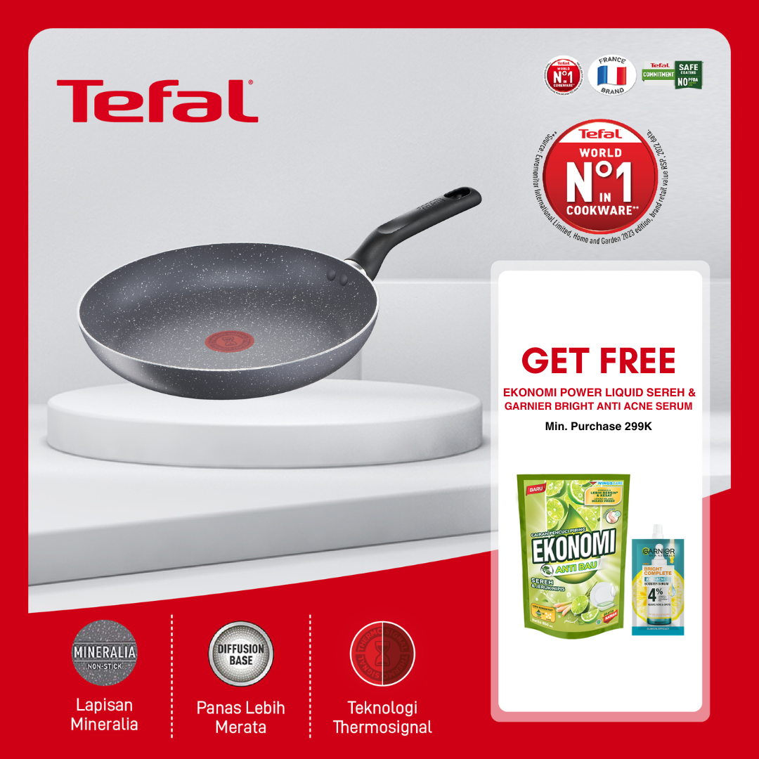 Jual Tefal Natura Frypan 20cm - Panci Wajan Penggorengan di Seller Tefal Official Store - Tefal ...