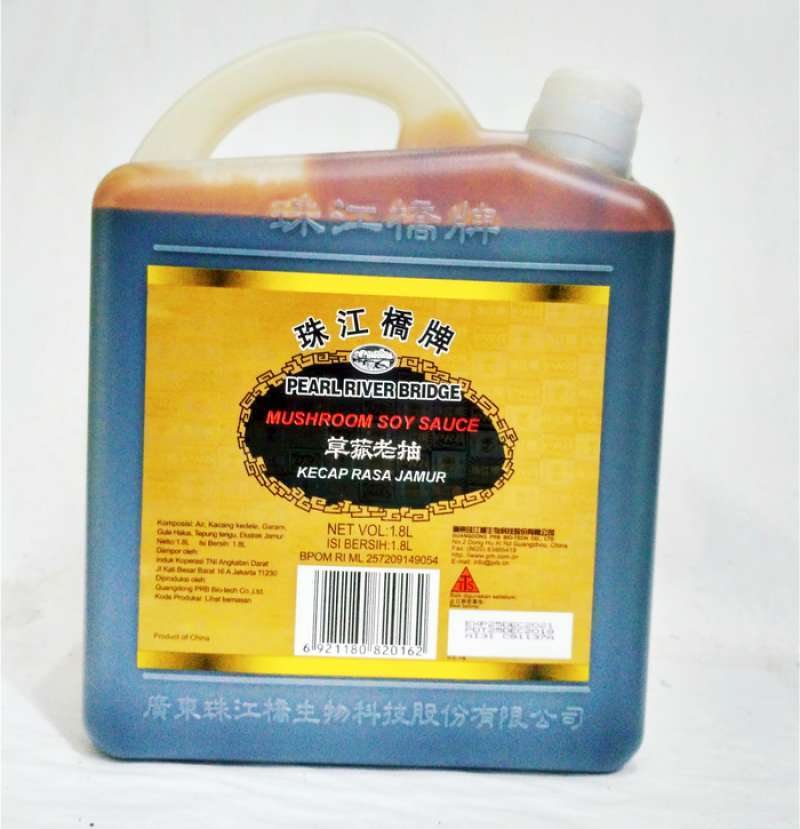 Promo PRB Pearl River Bridge Mushroom Soy Sauce Kecap Jamur [1800 mL ...