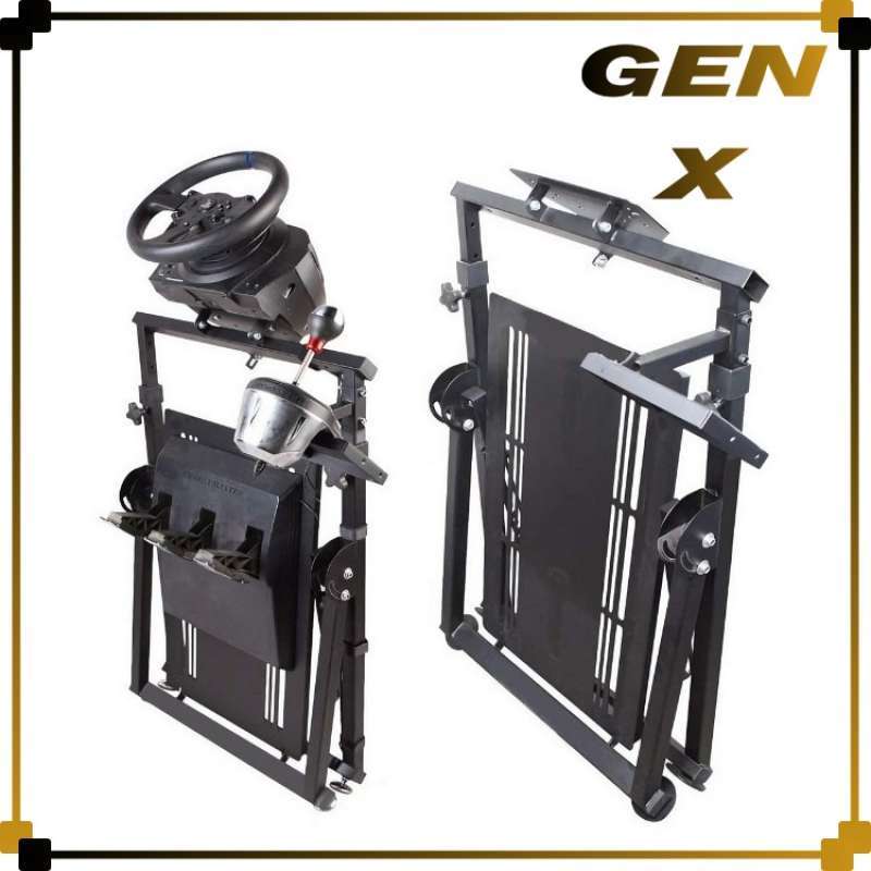 Jual Racing Simulator Steering Wheel X-stand Cockpit Kokpit Folding ...