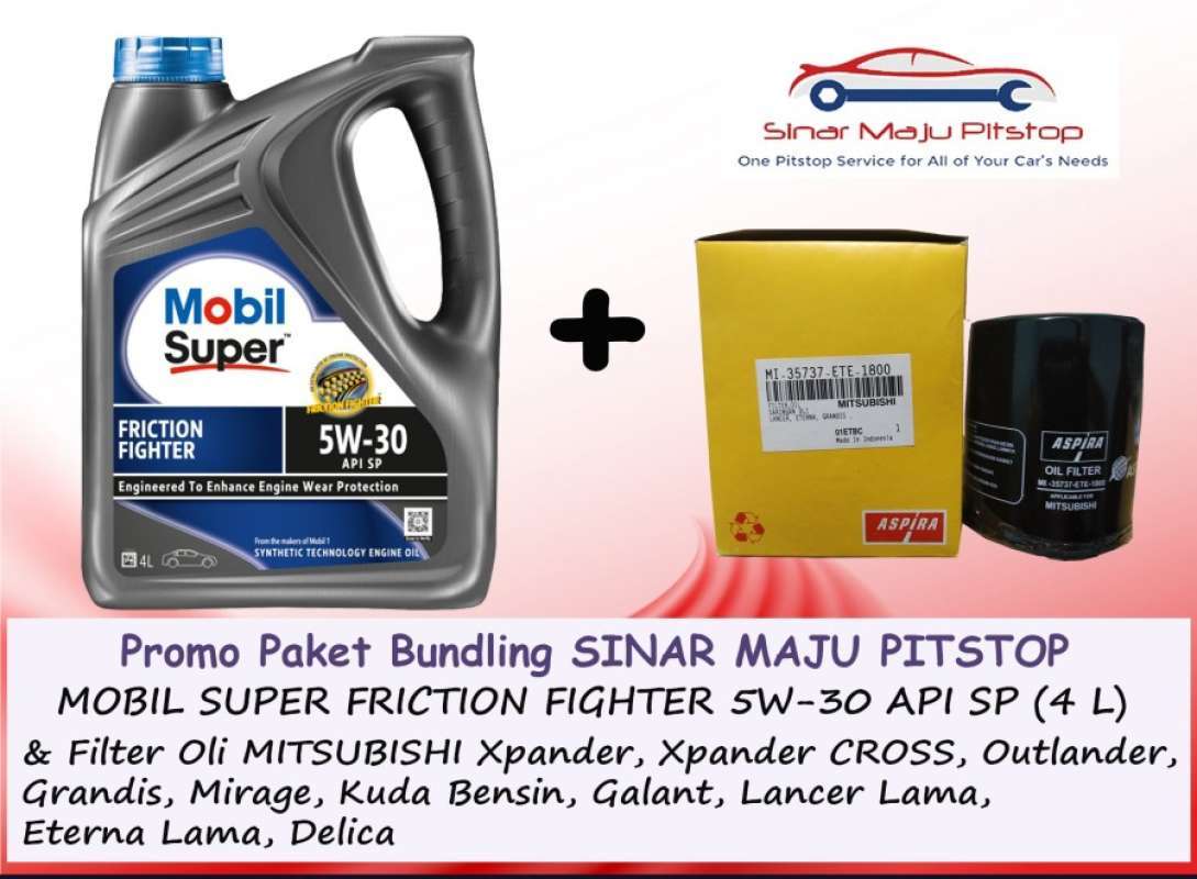 Promo Mobil Super Friction Fighter 5w-30 Api Sp Oli Mobil [4 L ...