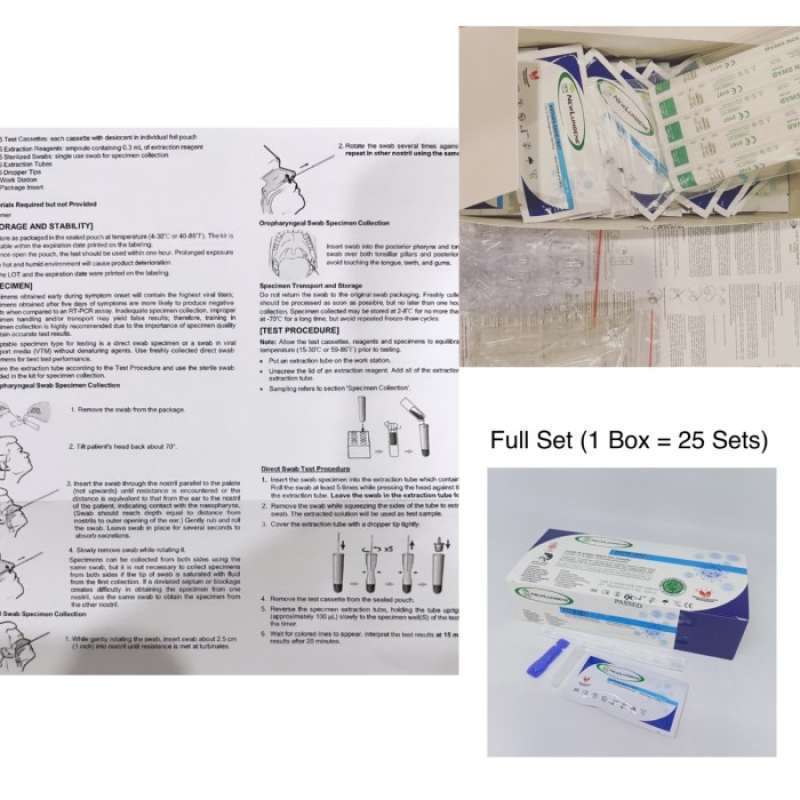Jual New Lungene Antigen Rapid Test (nasal Swab) (10 Pc / 1 Box 25 Pcs ...