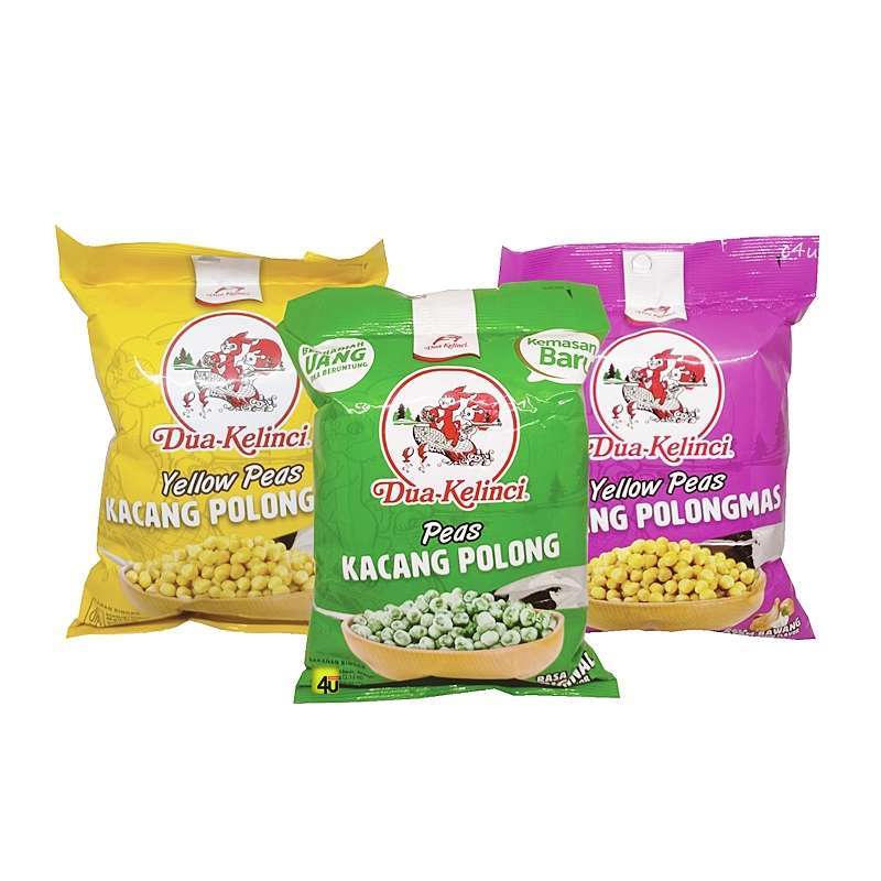 Promo Dua Kelinci - Snack Kacang Polong - Kemasan Pouch Kecil ...