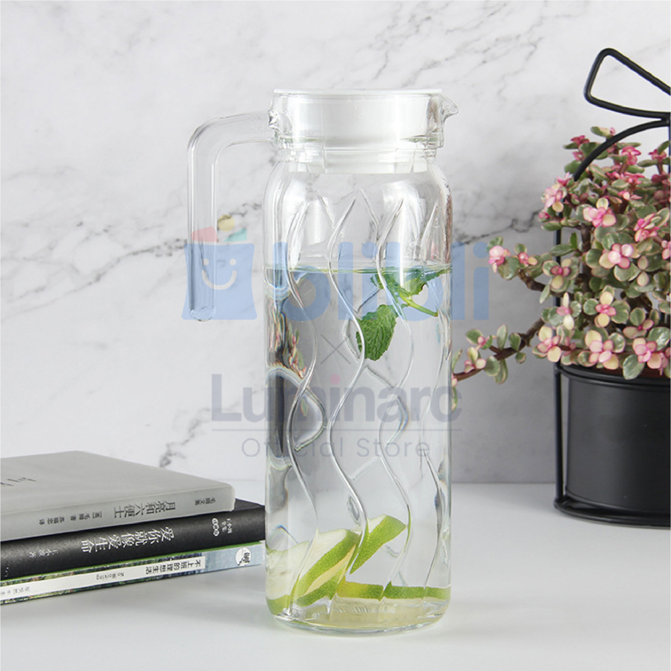 Promo Luminarc Teko Dona Jug 1 Liter Wave / Pc Diskon 12% Di Seller Luminarc Official Store ...