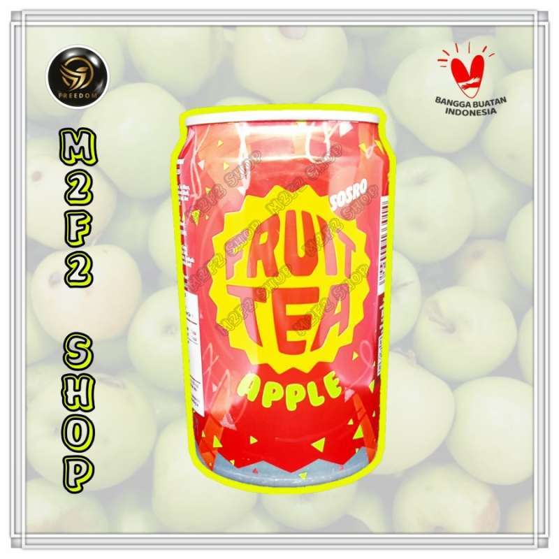 Promo Fruit Tea Sosro Apple Can | Teh Rasa Apel Kaleng - 318 Ml ...
