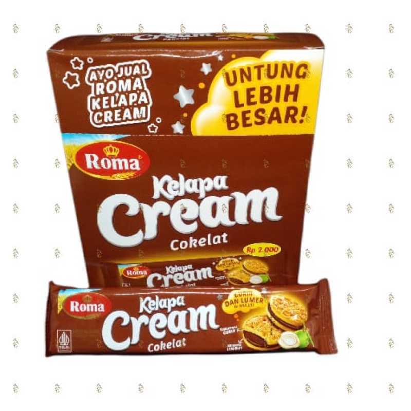 Jual Roma Kelapa Cream 480gr - Pak Isi 12 Sachet - Coklat Di Seller ...