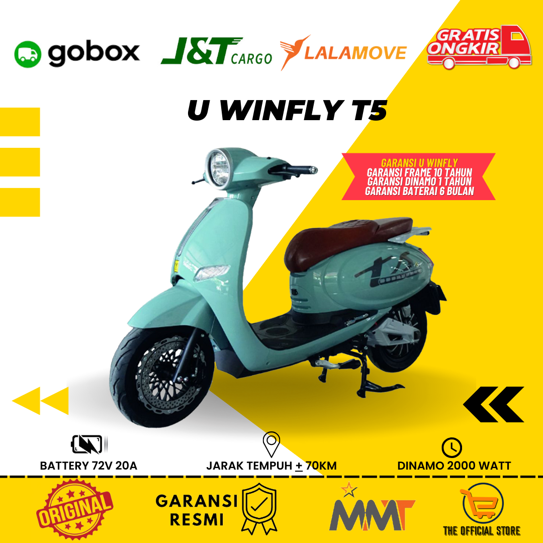 Promo Motor Listrik Uwinfly T5 Garansi Resmi Diskon 10% Di Seller Mmt ...