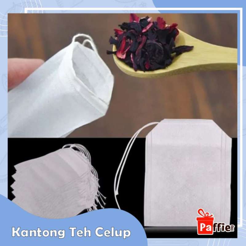 Jual Kantong Teh Celup ( dpt 10pcs ) ( 5 x7cm ) Kosong Tea Bag Filter ...