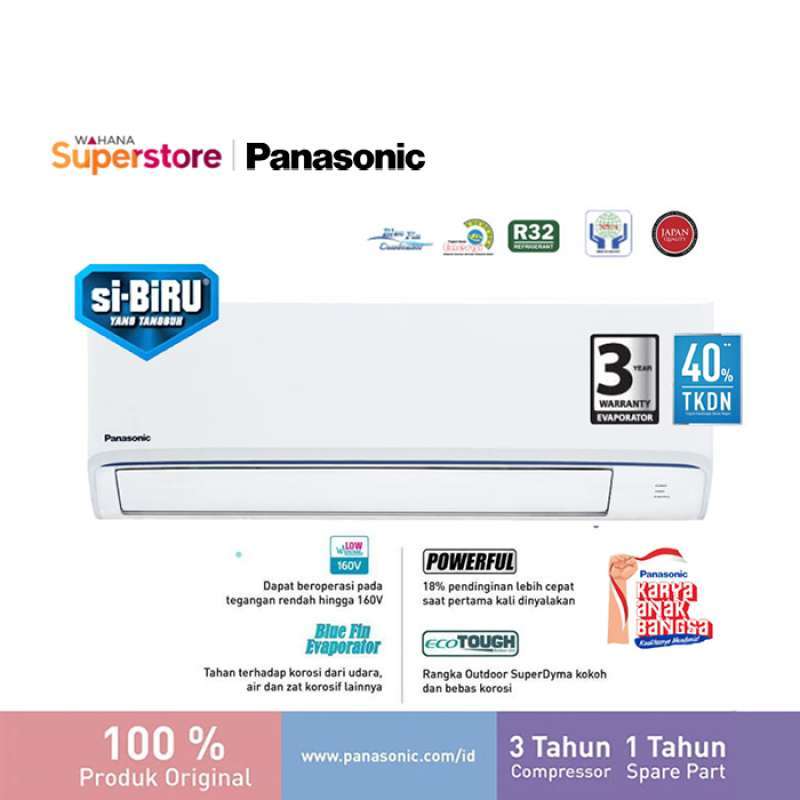 Jual Ac Panasonic 1 2 Pk Tipe Ln Original, Murah & Diskon Mei 2024 | Blibli