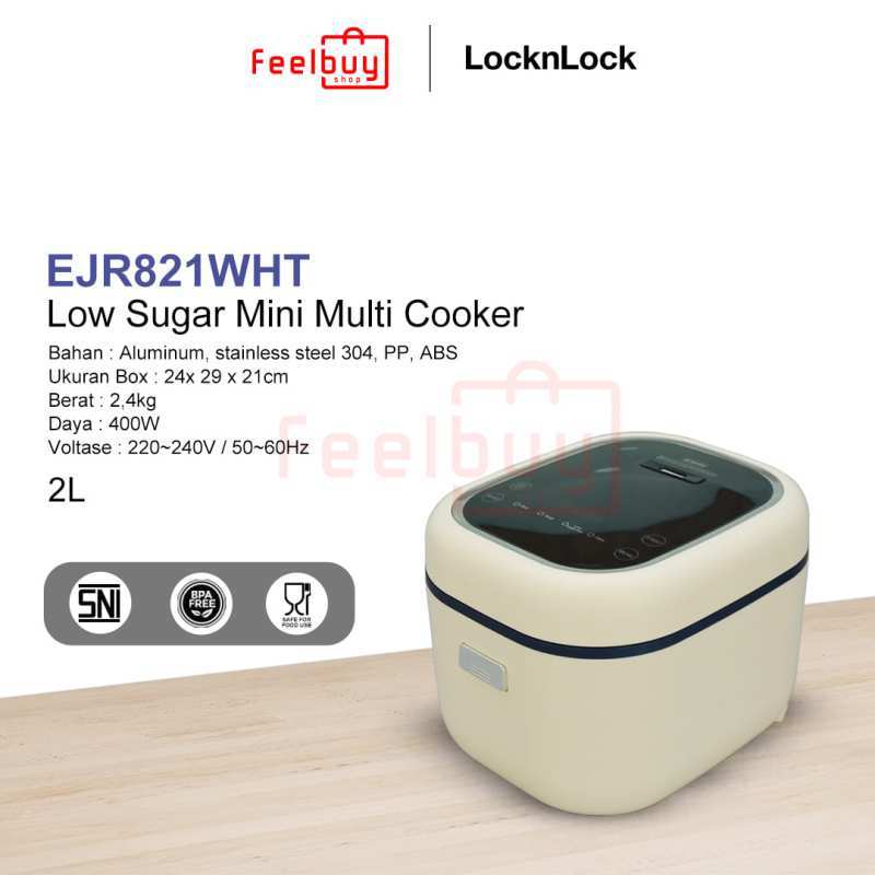 Jual Locknlock Low Sugar Mini Multi Cooker 2 Liter - Ejr821wht Di ...