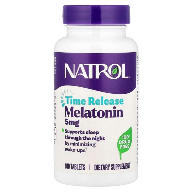 Jual Natrol Melatonin Sleep 5 Mg Time Release 100 Tablet Di Seller ...