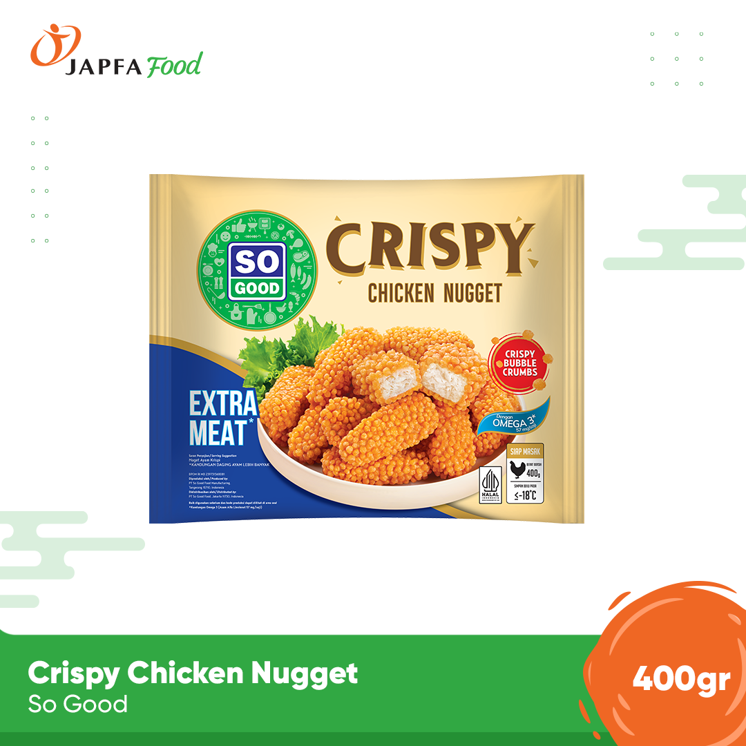 Promo So Good Crispy Chicken Nugget 400gr Diskon 20% Di Seller Japfa ...