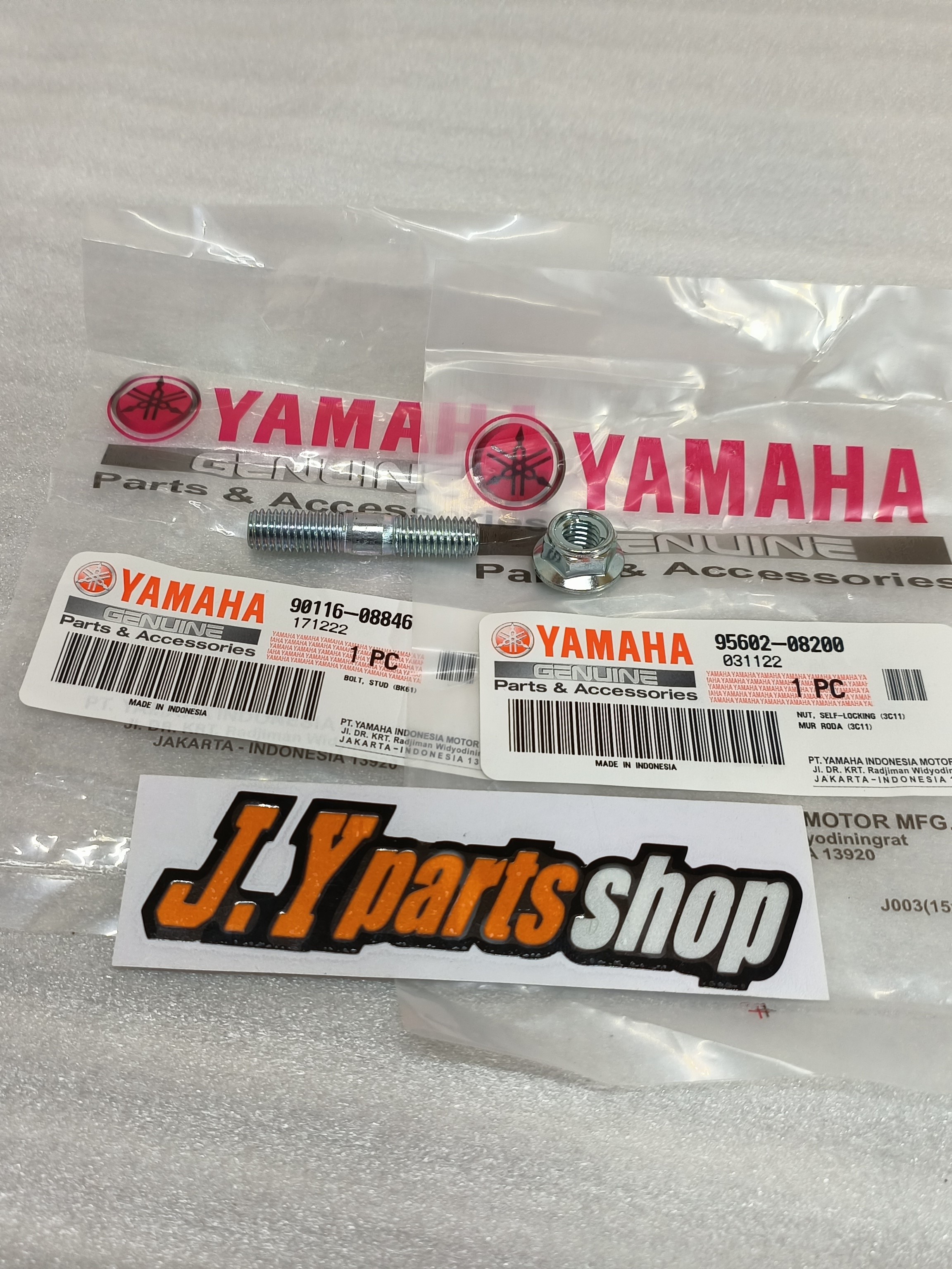 Jual BOLT STUND BAUT DAN MUR NAP GIR GEAR BELAKANG NEW R15 VVA V3 MT15 ...