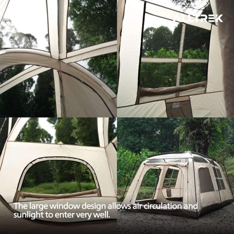Jual Alltrek Tenda Camping Tentastic Outdoor 1 Bedroom + 1 Guest Rooms ...