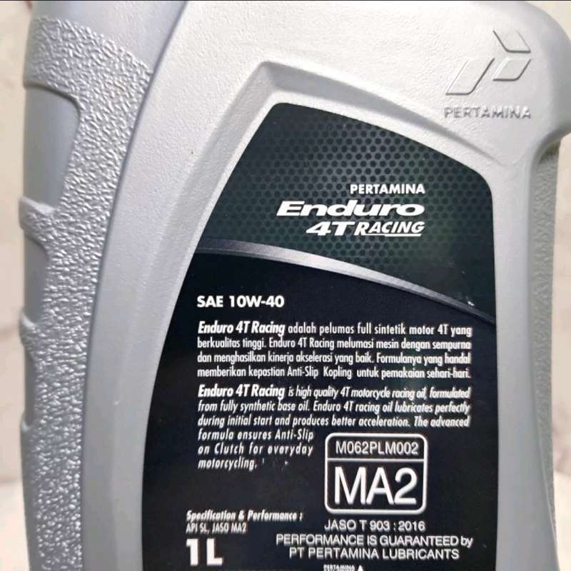 Jual Pertamina Enduro 4t Racing 10w-40 1 Liter (oli Motor/ Kereta Full/ Fully Synthetic ...