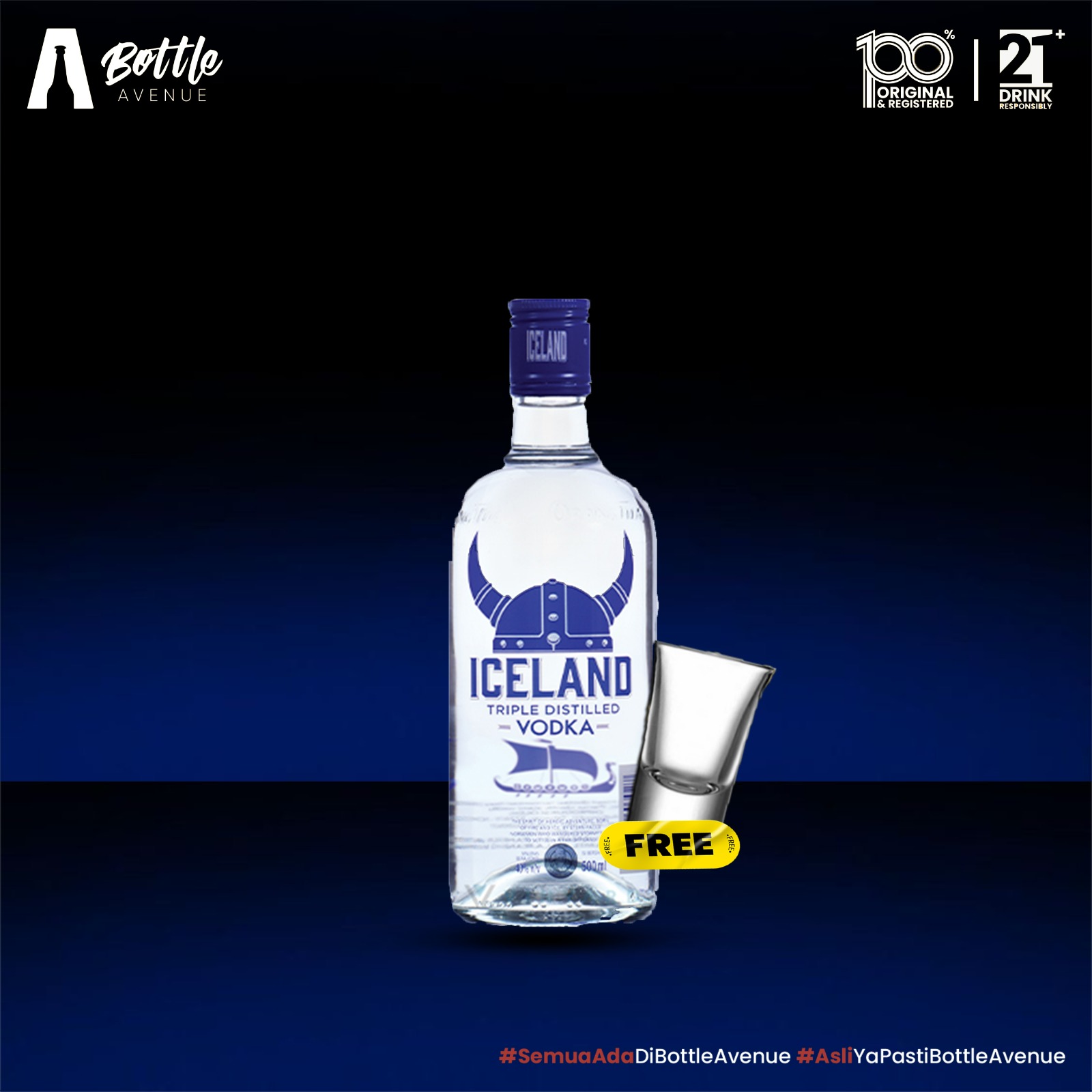 Promo Iceland Minuman Alkohol [250 Ml] Diskon 18% Di Seller Bottle ...