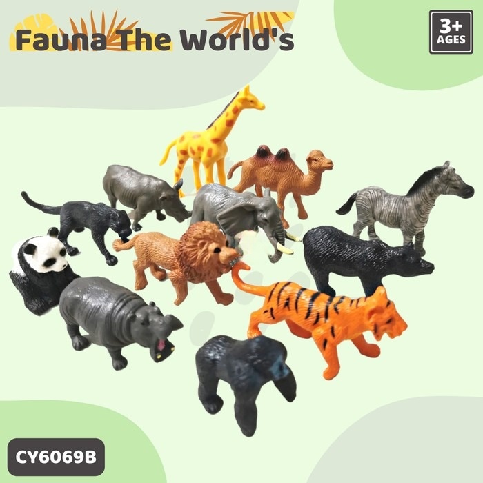 Promo Mainan Binatang Karet Animal Figure Animal World Mainan Animal ...