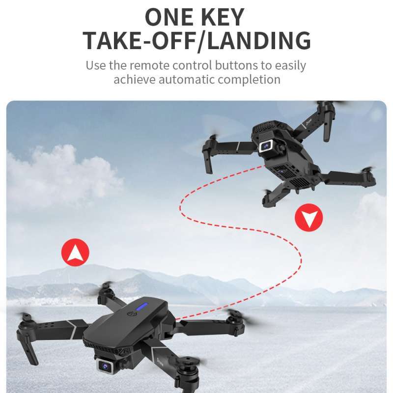 Jual Drone Pro Shoot Murah Original Indoor Outdoor E88 Pro Mini Rc 4k