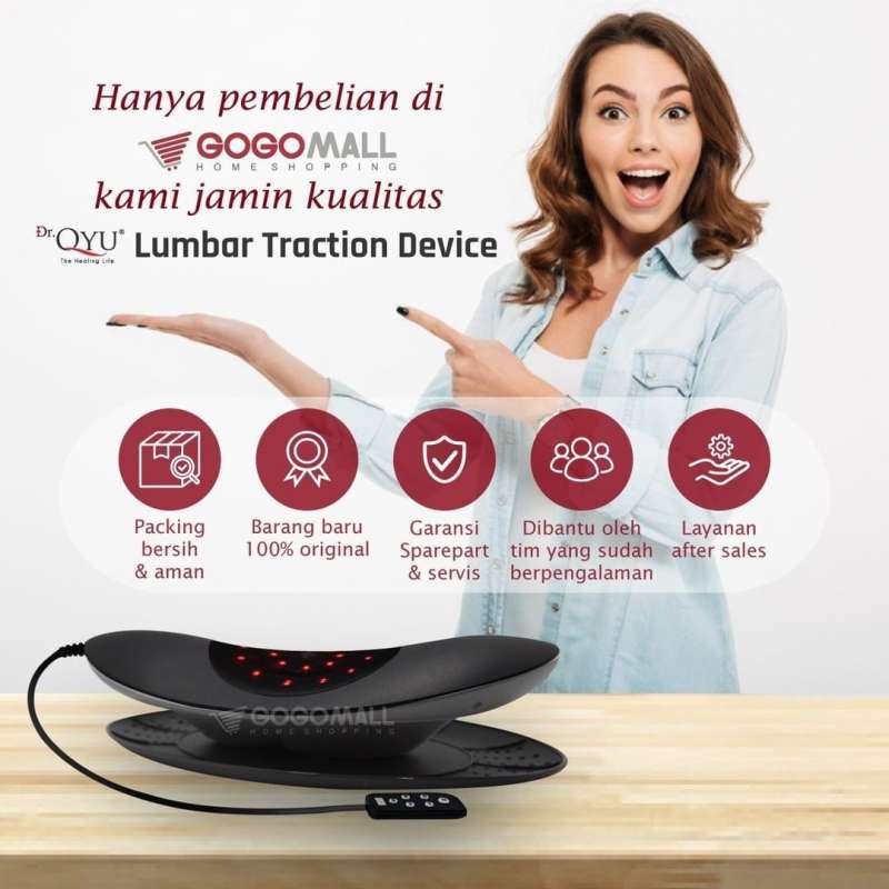 Jual Dr Qyu Lumbar Traction Device - Terapi Nyeri Pinggang (Low Back Pain) di Seller Gogomall ...
