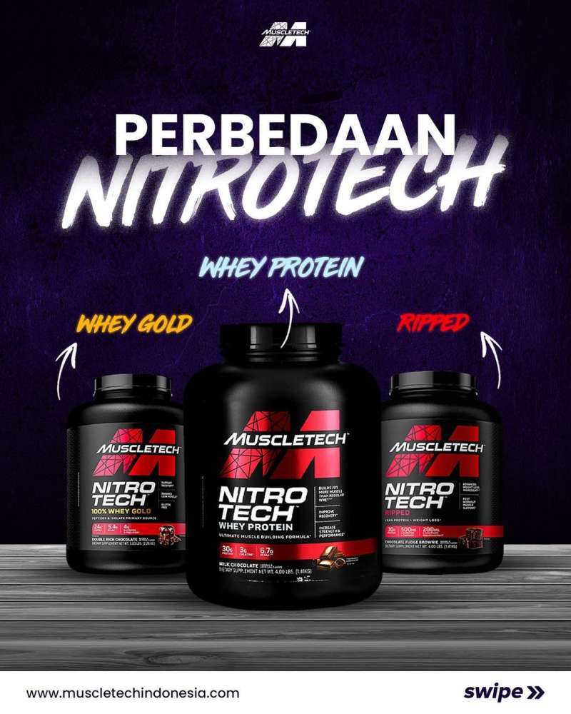 Jual Muscletech Nitrotech Performance Series 2lb Strawberry ...
