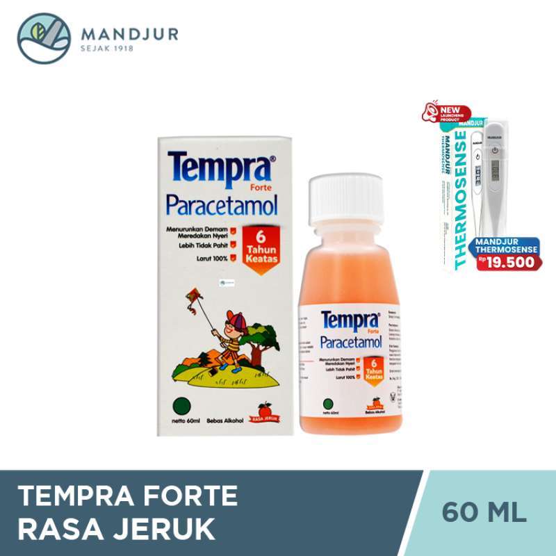 Jual Tempra Forte Jeruk 60 Ml - Obat Demam Dan Pereda Nyeri Anak Di ...