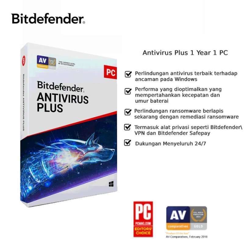 Promo Bitdefender Antivirus Plus 1 Year 1 Pc Diskon 10% Di Seller ...