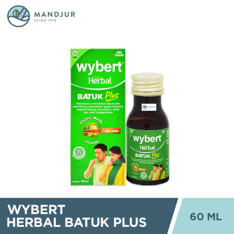 Jual Wybert Herbal Batuk Plus Sirup 60 Ml - Obat Batuk Herbal Di Seller ...