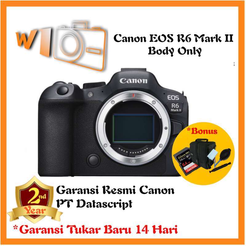 Jual CANON EOS R6 MARK II BODY ONLY - CANON EOS R6 II BODY GARANSI ...