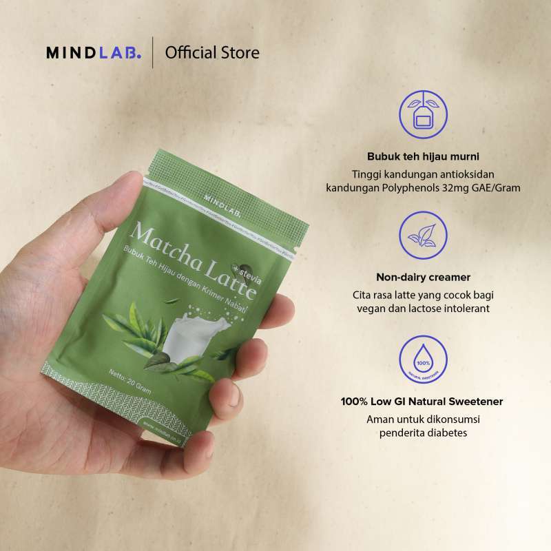 Promo Matcha Latte Powder Sachet 20 Gram / Teh Hijau Latte Bubuk ...