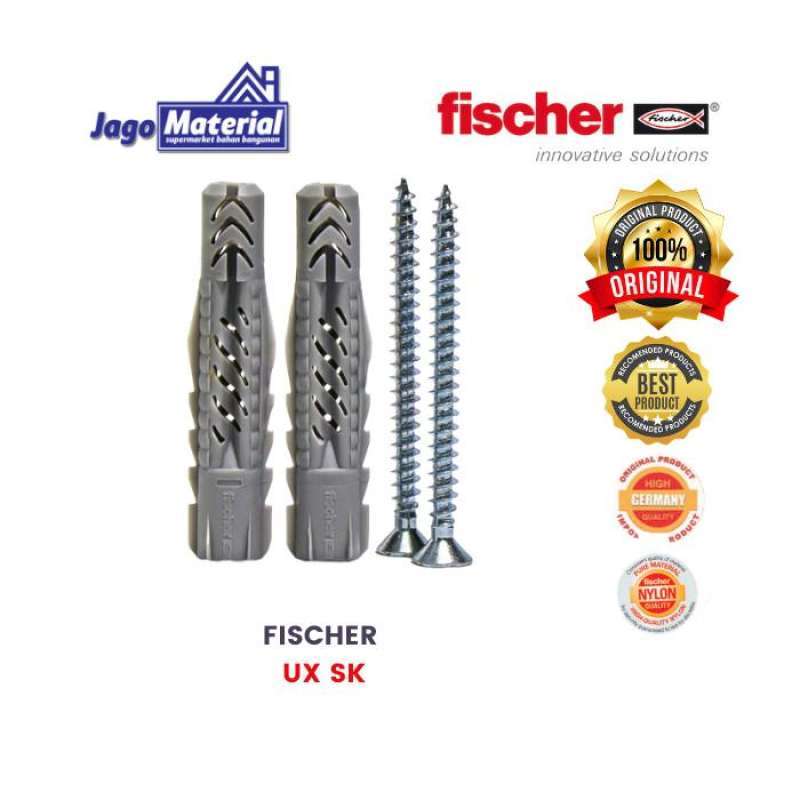 Jual Fischer UX SK (Angkur Beton, Angkur Gipsum dan semua jenis dinding ...