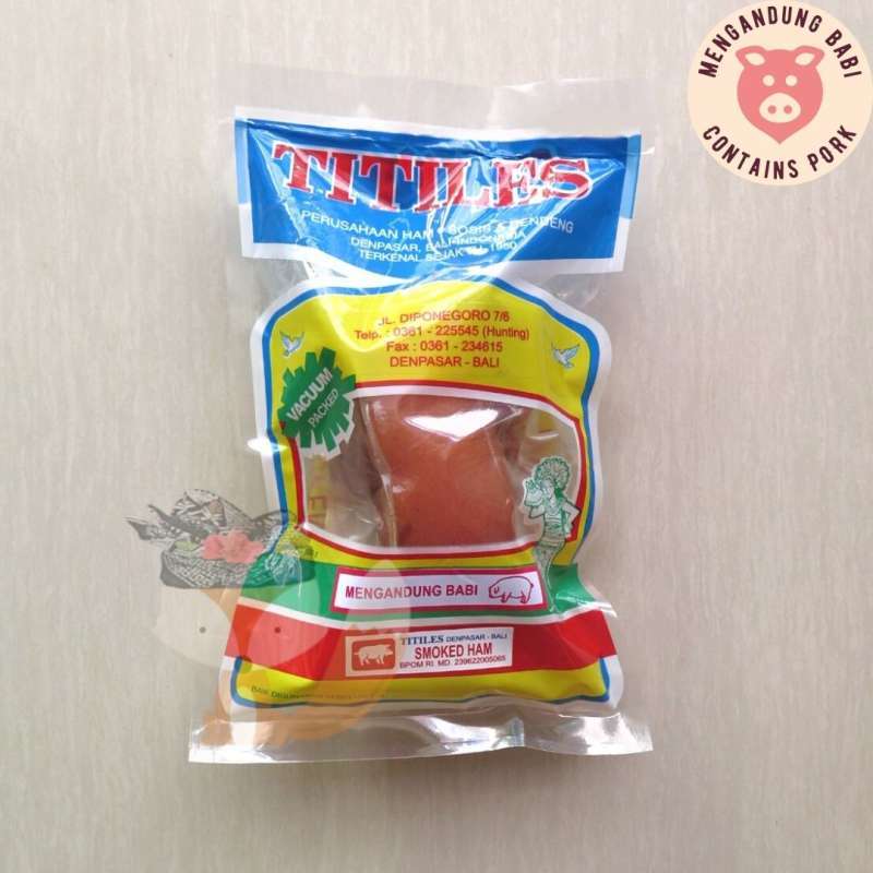Jual Titiles Smoked Ham Daging Babi Asap - 300gr Di Seller Bli Putu ...