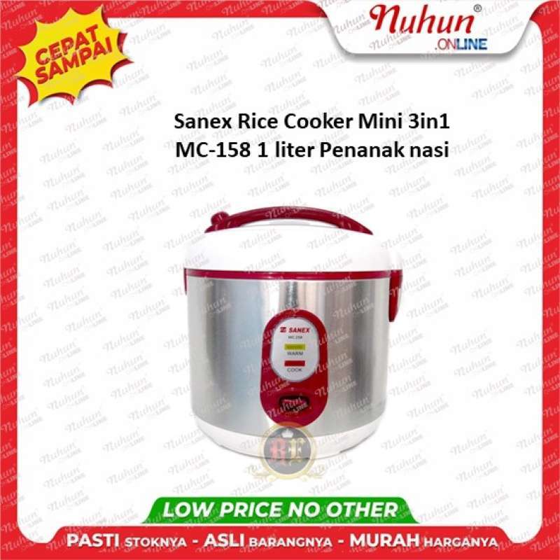 Jual Sanex Rice Cooker Mini 3in1 Mc-158 1 Liter Penanak Nasi Di Seller ...