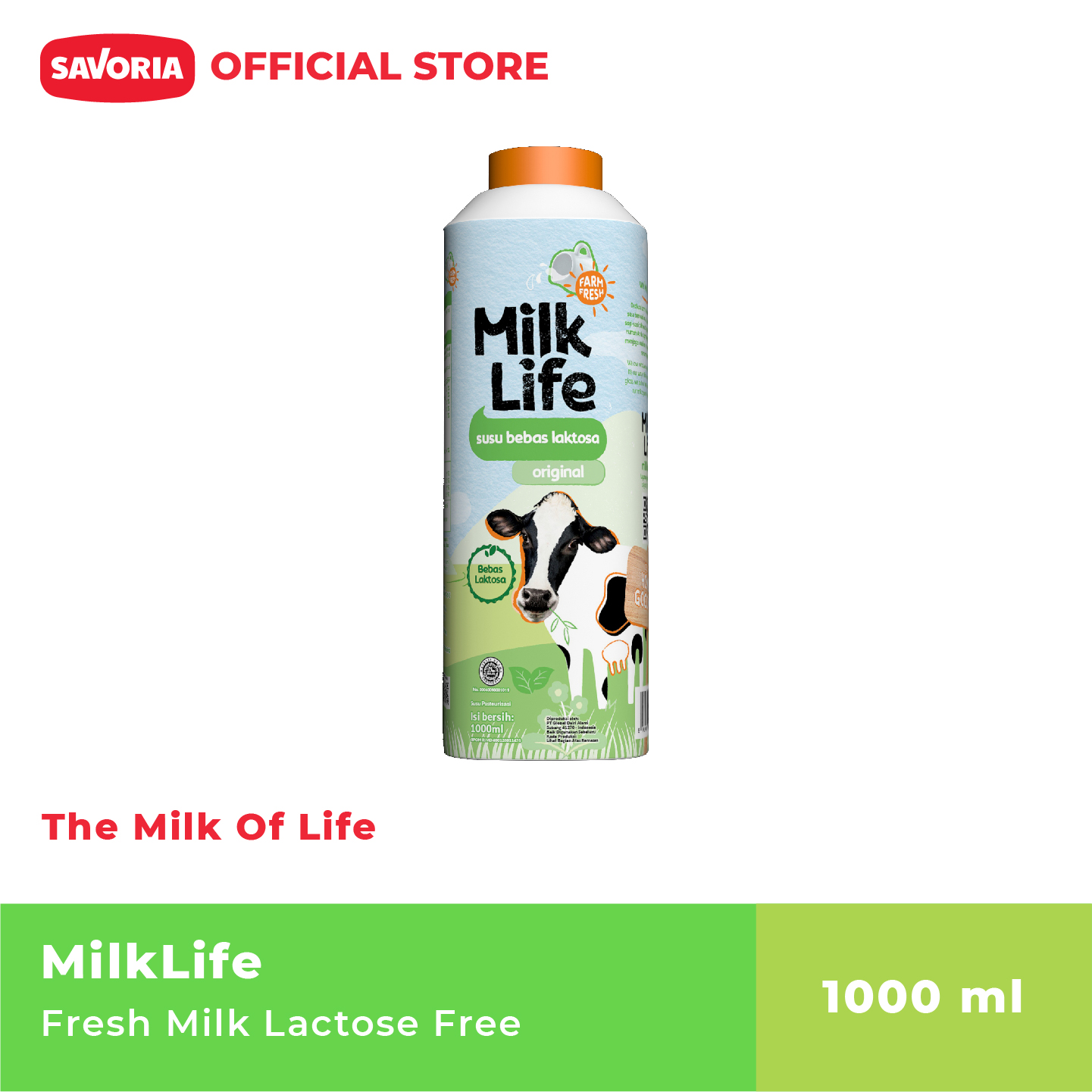 Promo Milklife Fresh Milk Lactose Free [1000 Ml] Diskon 4% Di Seller ...