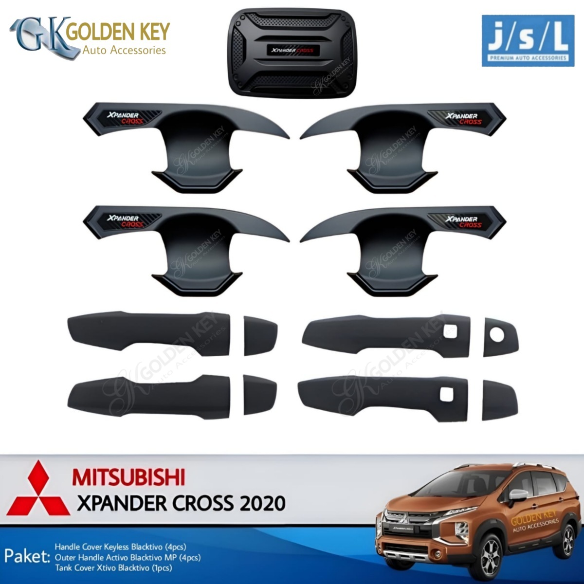 Jual PAKET Xpander Cross 2020 Cover Handle Keyless + Outer Handle ...