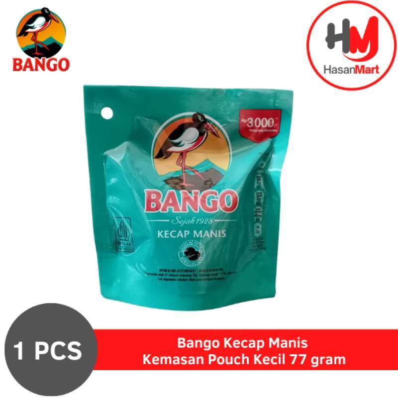 Promo Bango Kecap Manis Kemasan Pouch Kecil 77 Gram [1 Pcs] Diskon 12% ...