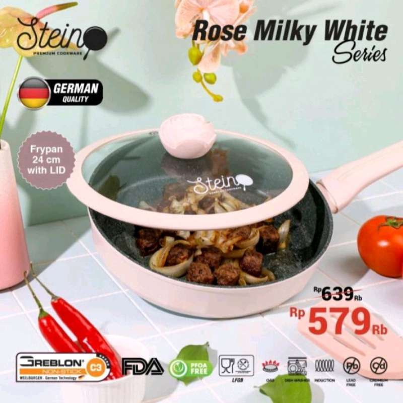 Jual Stein Rose Series Frypan 24cm - Summer Pink Di Seller Mamikel ...