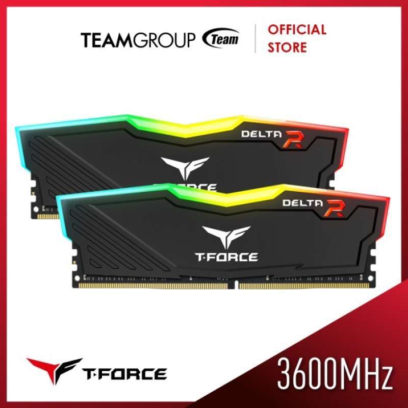 Promo Teamgroup Memory T-force Ddr4 Delta Rgb 2x32gb 3600mhz - Black ...